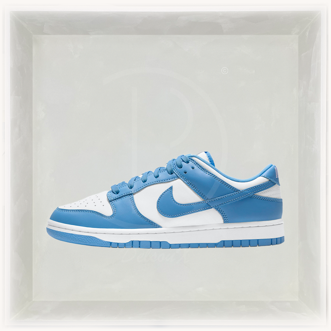 Nike Sneakers, Dunk Low University Blue 'UNC' (2021) 🥶 – DelsouX